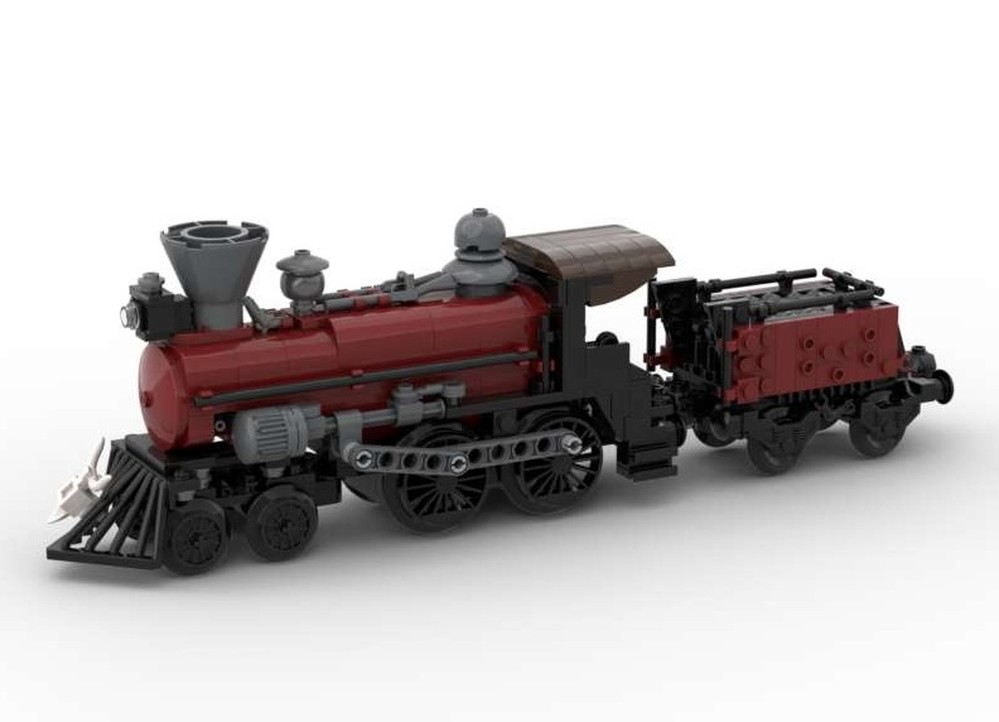 LEGO MOC-218105 Western Steam Locomotive with Tender by kofi ...
