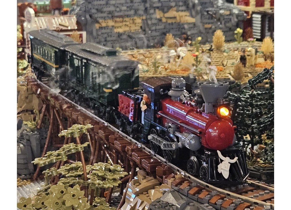 LEGO MOC Western Steam Locomotive with Tender by kofi | Rebrickable ...