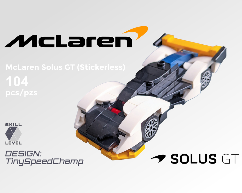 LEGO MOC Tiny McLaren Solus GT (Stickerless) by TinySpeedChamp ...
