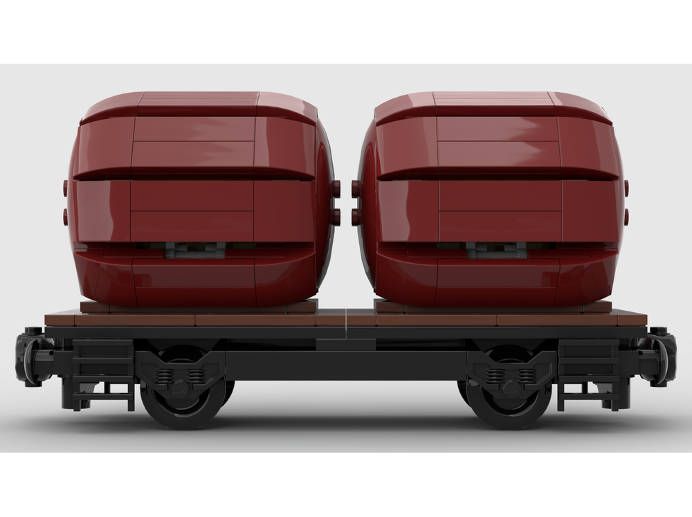 LEGO MOC wagon bi-foudre (wine tank wagon) by Sparfelll | Rebrickable ...