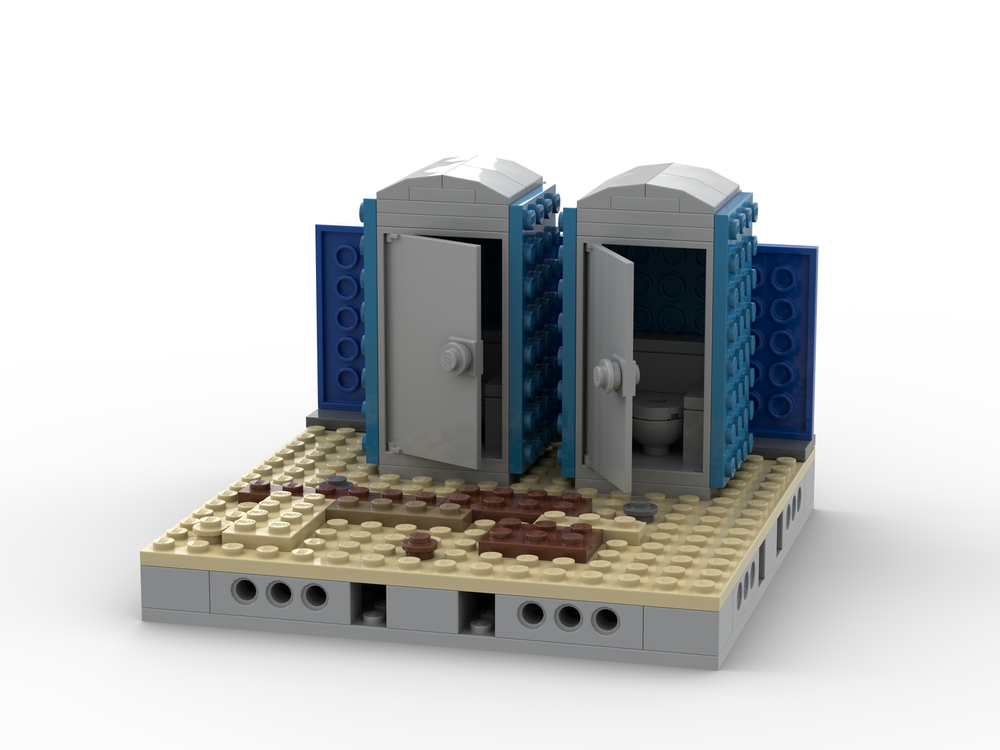 LEGO MOC Site Portaloos Modular by MHB Construction | Rebrickable ...