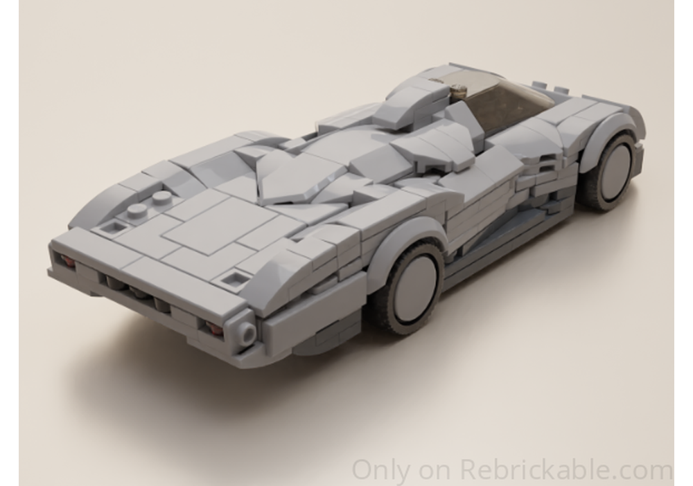 LEGO MOC Oldsmobile Aerotech by Xayabricks | Rebrickable - Build with LEGO