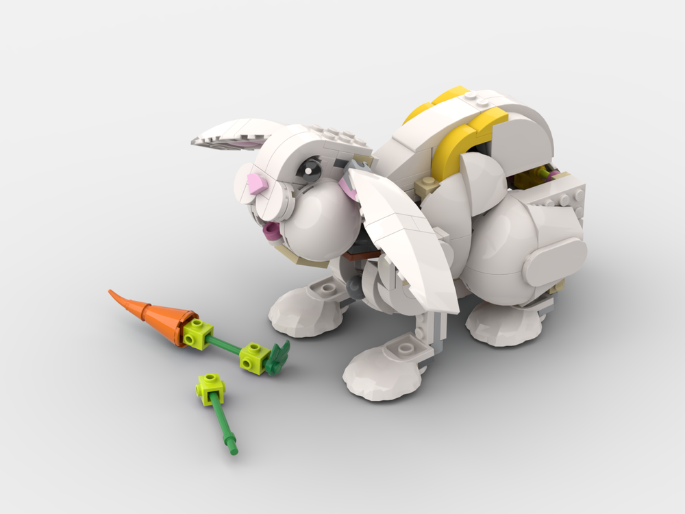 LEGO MOC 31133 - Pooping White Rabbit by ChiLegGodt | Rebrickable ...