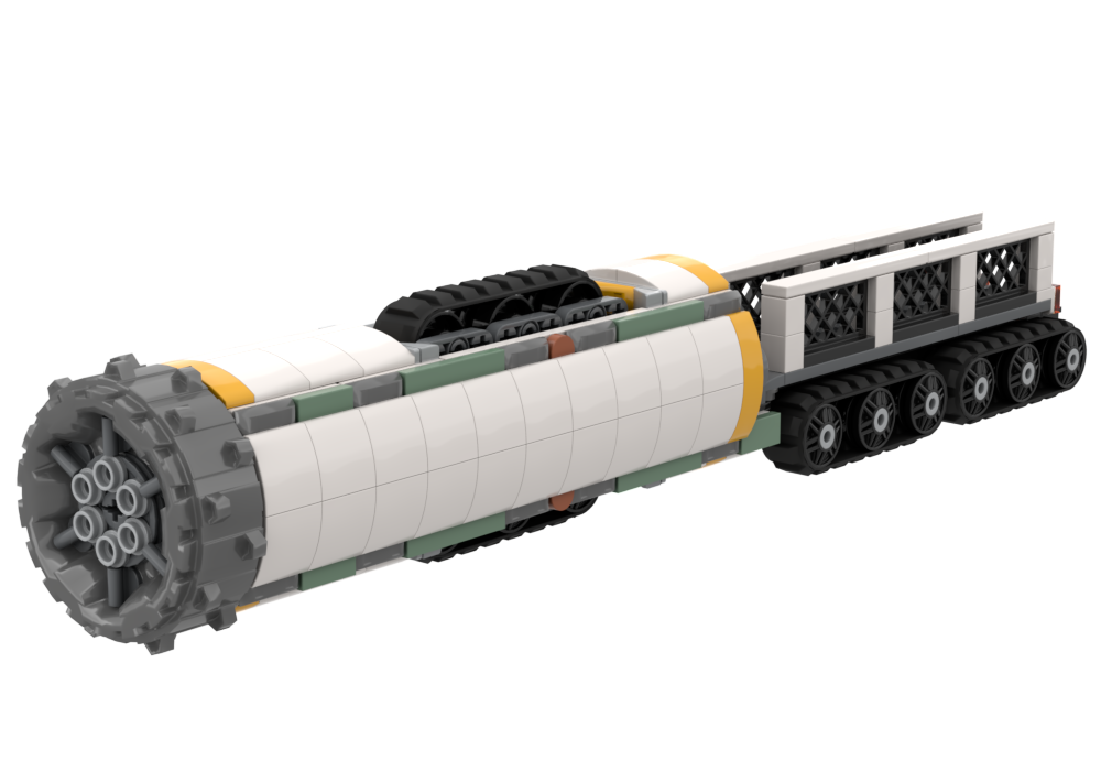 LEGO MOC Small Tunnel Boring Machine (TBM) by OrchardBuilds ...