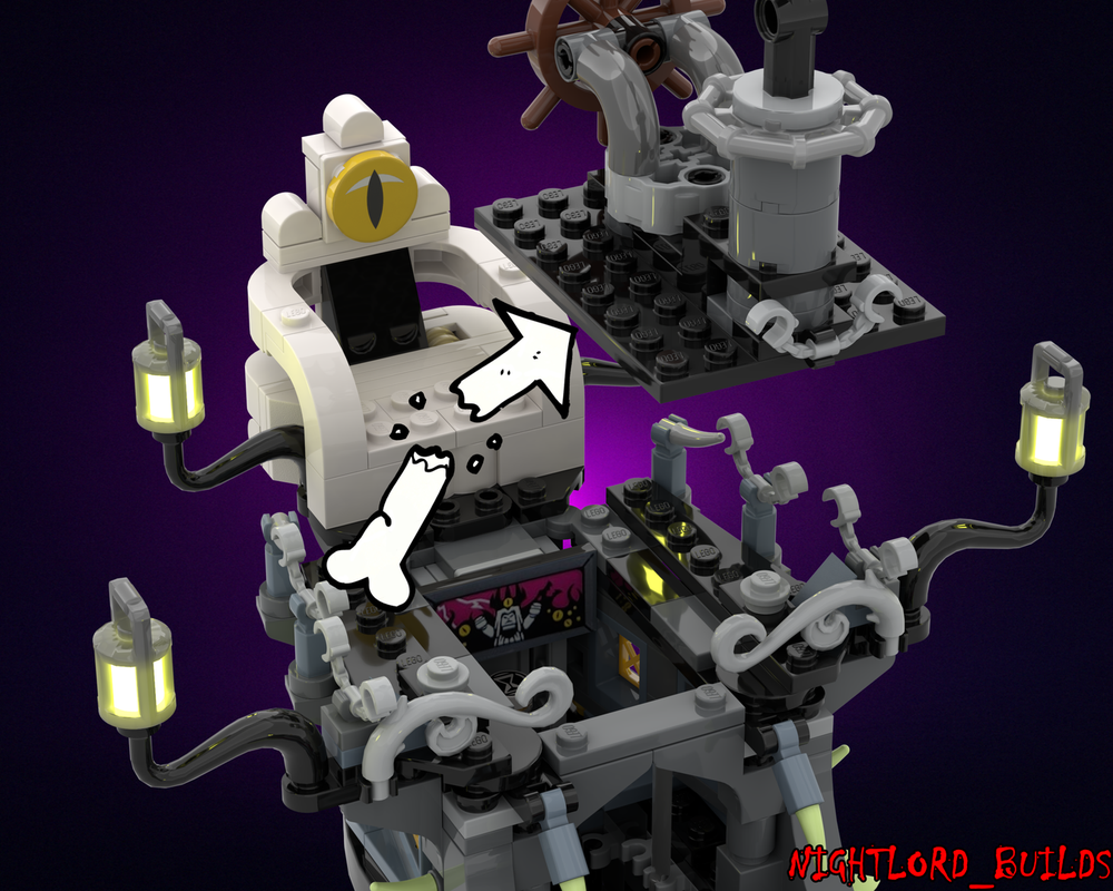 LEGO MOC Nightmare Ship by Nightlord_Builds | Rebrickable - Build with LEGO