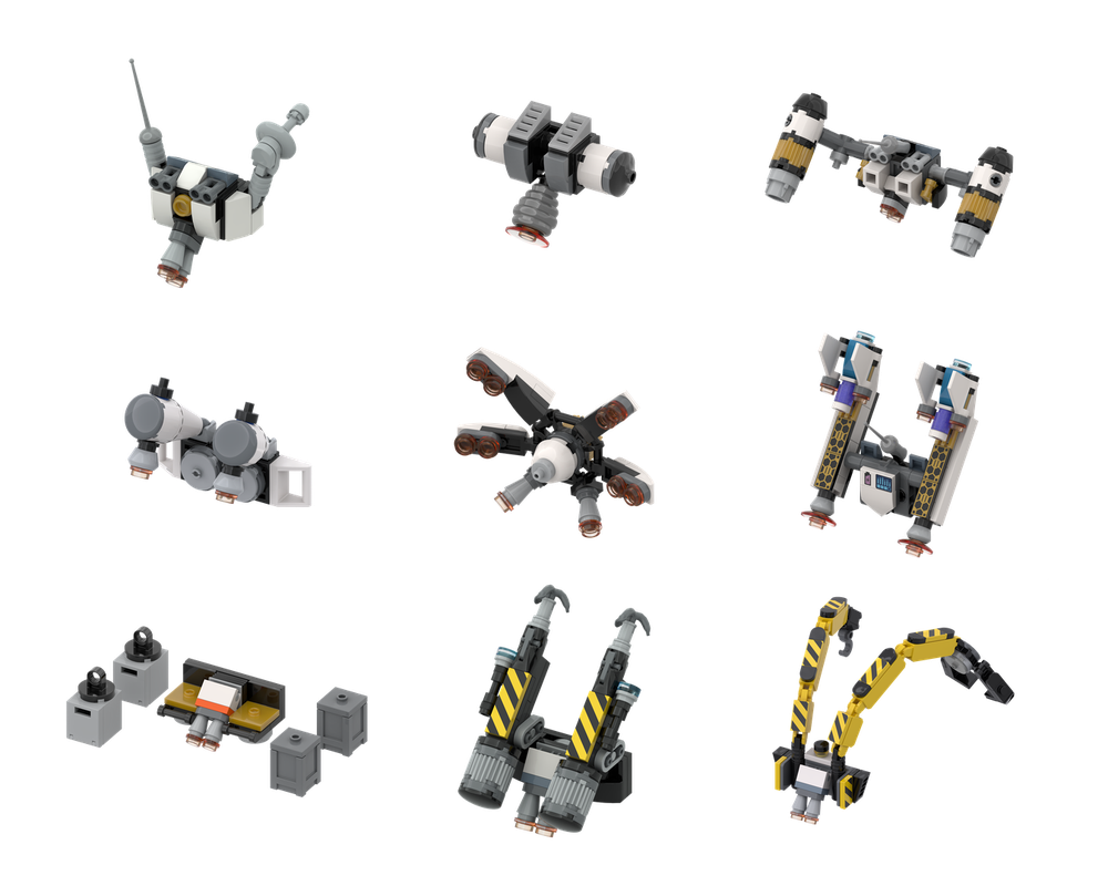 LEGO MOC Add-On Pack: Mech Backpacks - (MOC-190608 Modification) by ...