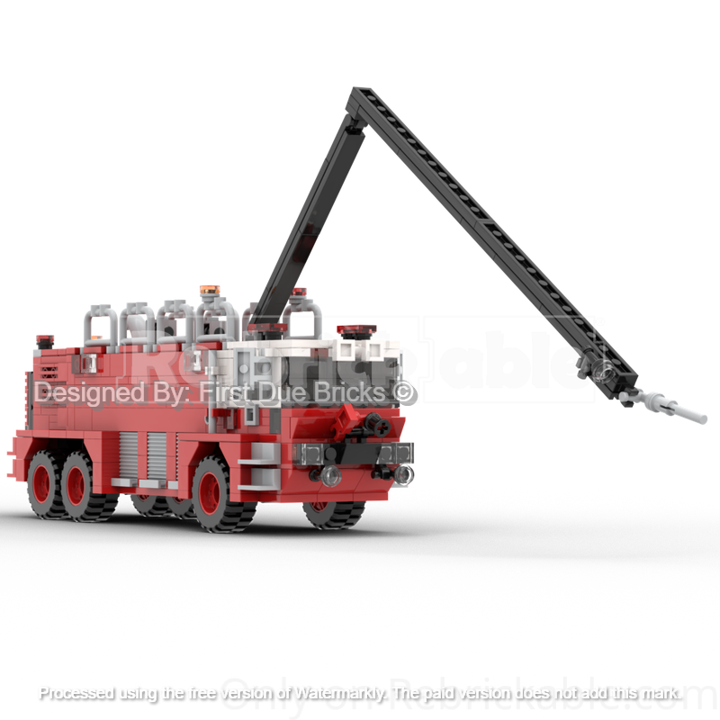 LEGO MOC Airport Crash Fire Truck by First Due Bricks | Rebrickable ...