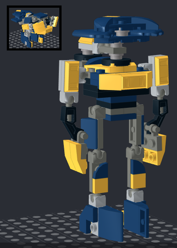 LEGO MOC Monster transformer from LEGO Marvel set 76202: Wolverine Mech ...