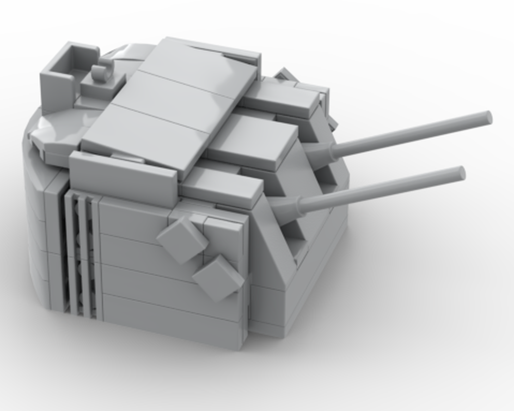 LEGO MOC Secondary Cannons(Uss Iowa) by Burnin_Briks | Rebrickable ...