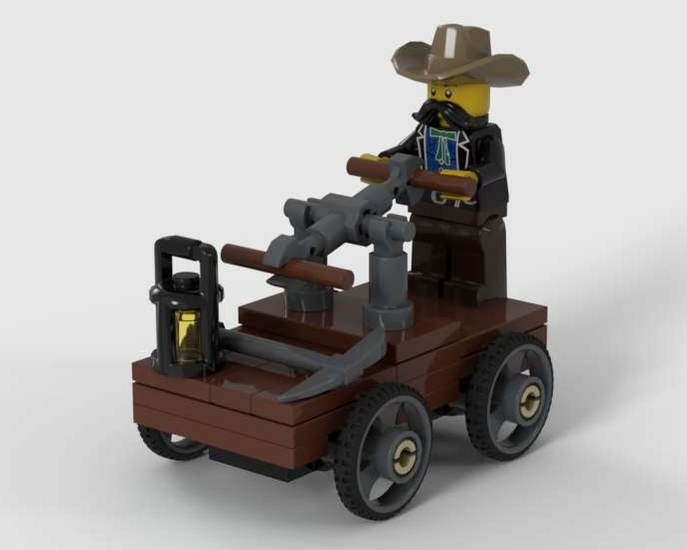 LEGO MOC Railroad Handcar Soap Box Car by mikey2110 | Rebrickable ...