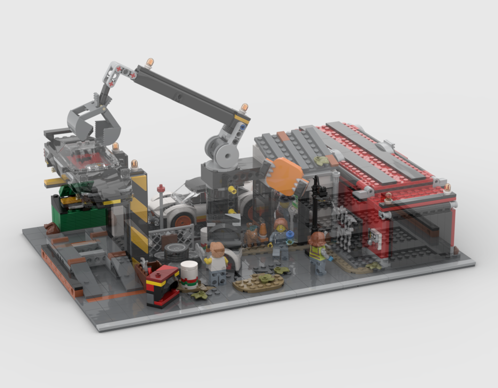 LEGO MOC Modular Scrapyard - Display for set 60472 by gabizon ...