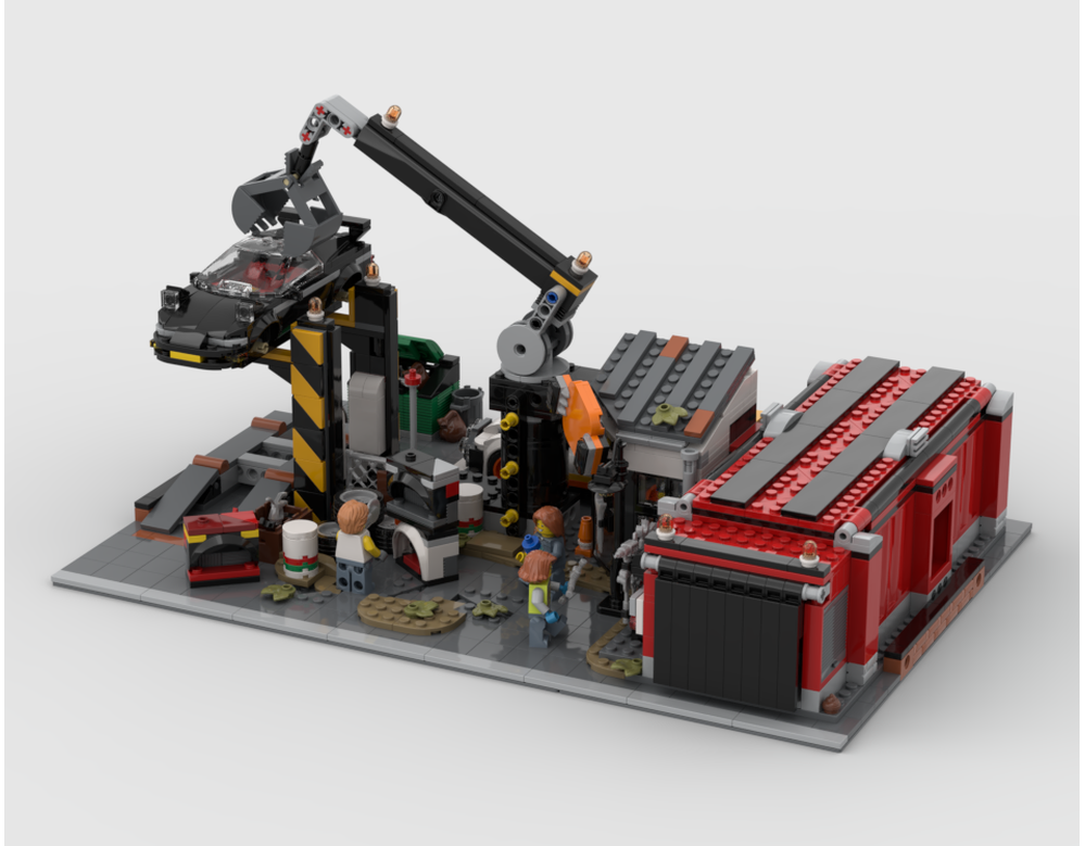 LEGO MOC Modular Scrapyard - Display for set 60472 by gabizon ...