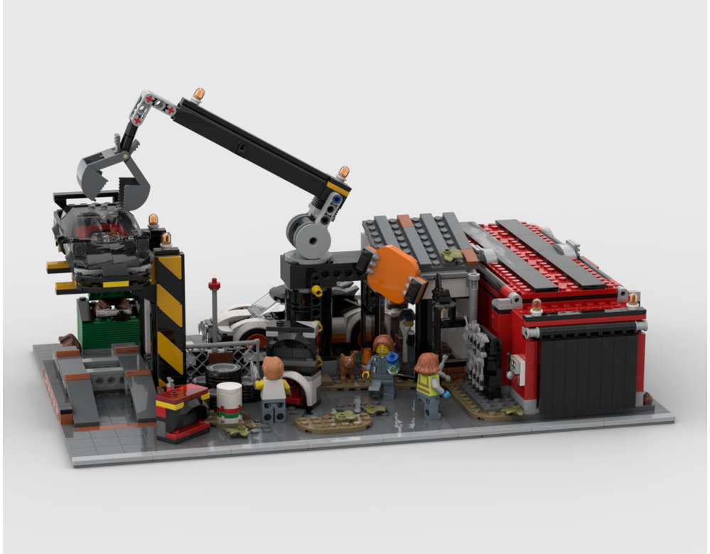LEGO MOC Modular Scrapyard - Display for set 60472 by gabizon ...