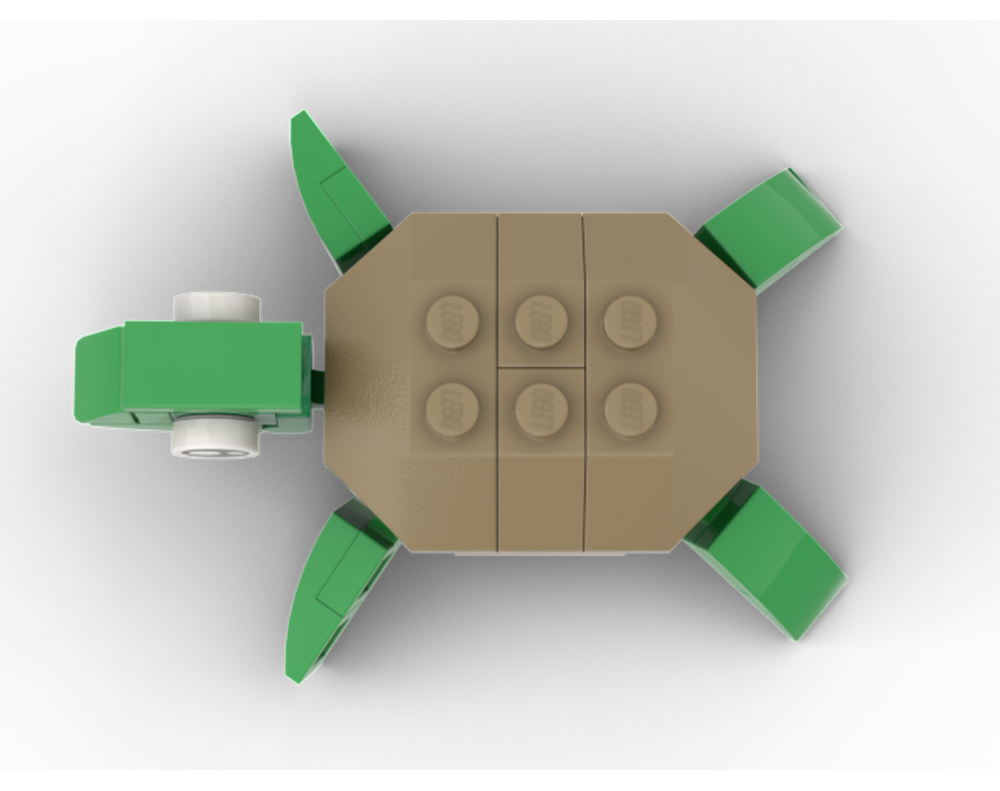 LEGO MOC-218215 Turtle by Johns Brickworld | Rebrickable - Build with LEGO