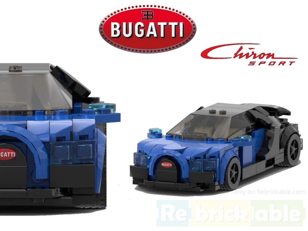 LEGO MOC BUGATTI Chiron Sport - Blue & Black by MarkMOC71 | Rebrickable ...
