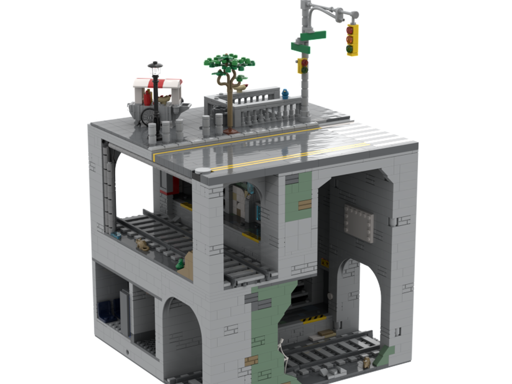 LEGO MOC New York Subway Extension by LordAlien | Rebrickable - Build ...