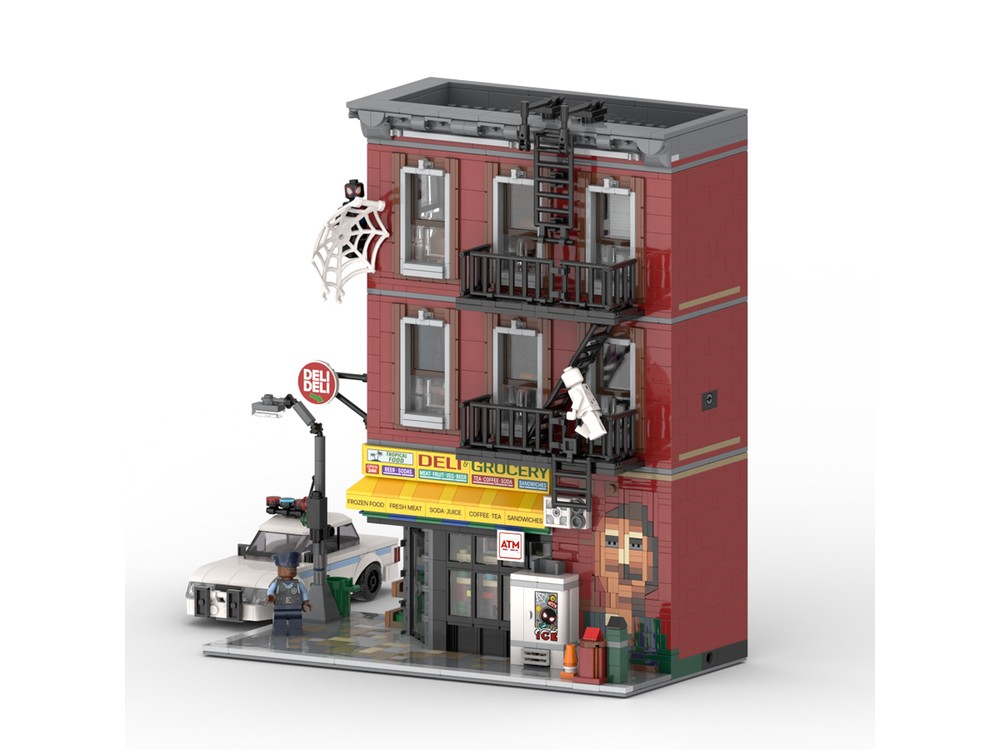 LEGO MOC Deli Grocery Miles Morales vs. the Spot by BrickAtive ...