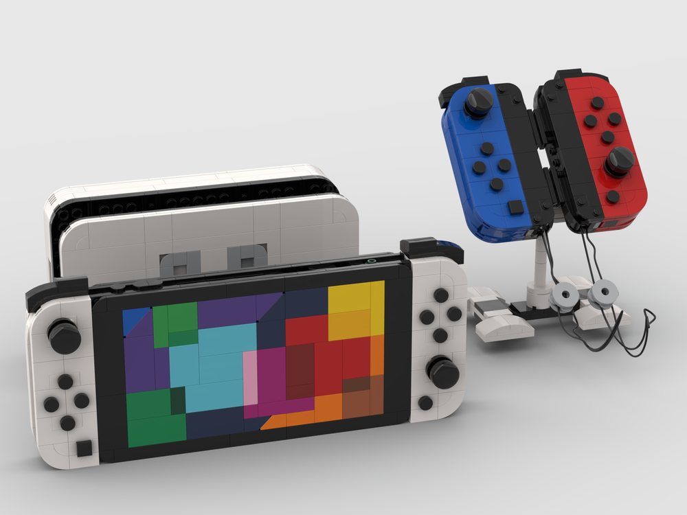 LEGO MOC Nintendo Switch Oled by Haebrethil | Rebrickable - Build with LEGO