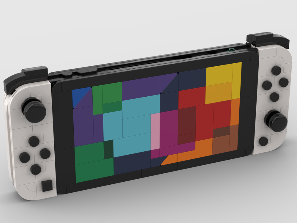 LEGO MOC Nintendo Switch Oled by Haebrethil | Rebrickable - Build with LEGO