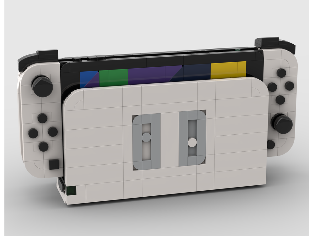 LEGO MOC Nintendo Switch Oled by Haebrethil | Rebrickable - Build with LEGO