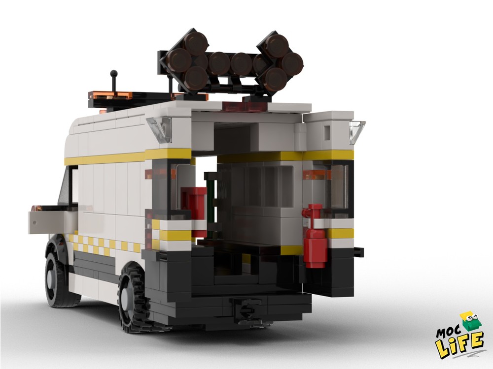 LEGO MOC-218265 Ford Transit 350 dually roadside service by MocLife ...