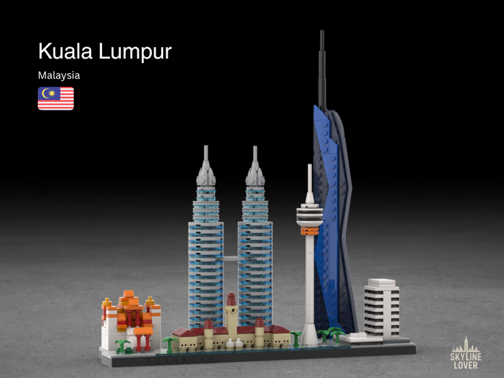 LEGO MOC Kuala Lumpur Skyline by Skyline_Lover | Rebrickable - Build ...