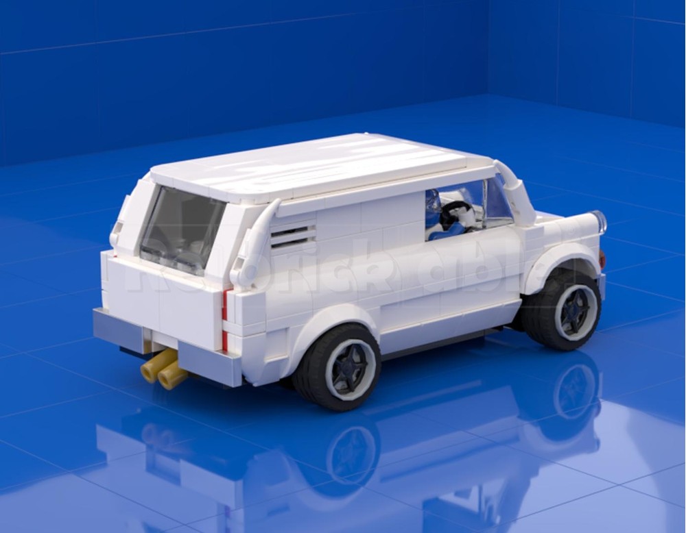 LEGO MOC Ford Transit Supervan 1 by GEAR-BLOX | Rebrickable - Build ...