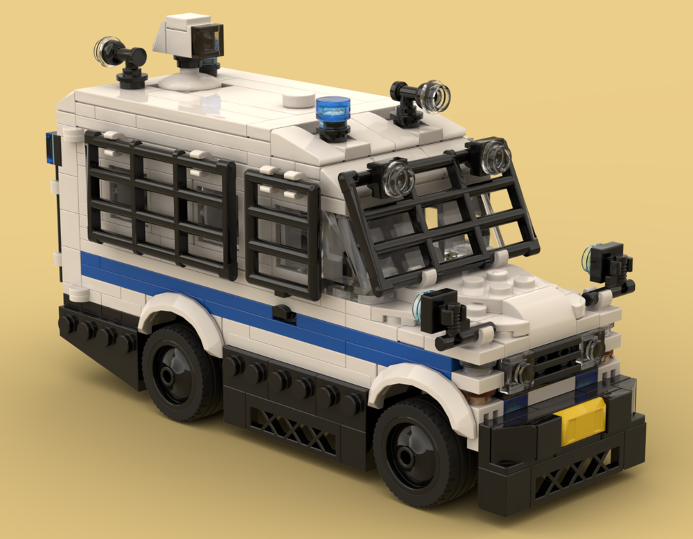 LEGO MOC Police Armoured Truck by Wacky | Rebrickable - Build with LEGO