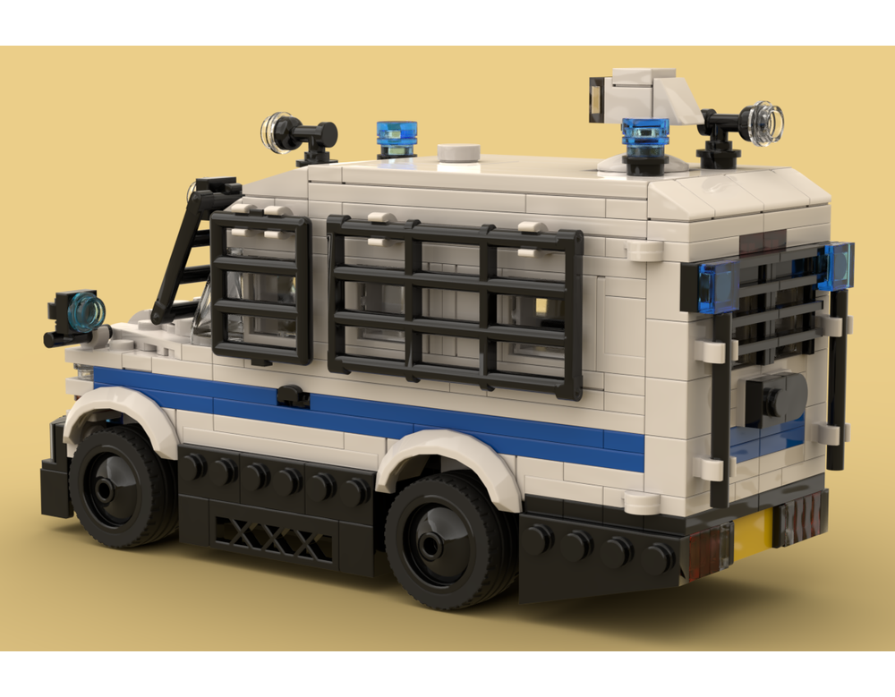 LEGO MOC Police Armoured Truck by Wacky | Rebrickable - Build with LEGO