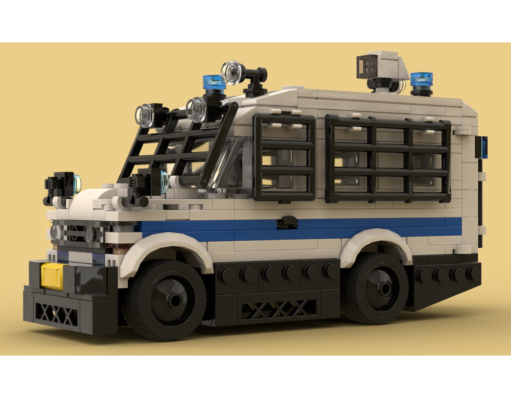 LEGO MOC Police Armoured Truck by Wacky | Rebrickable - Build with LEGO