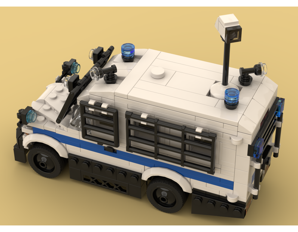 LEGO MOC Police Armoured Truck by Wacky | Rebrickable - Build with LEGO