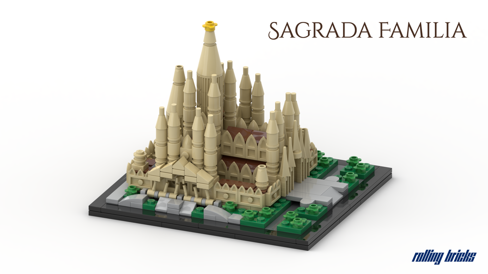 LEGO MOC Sagrada Familia - Barcelona by RollingBricks | Rebrickable ...