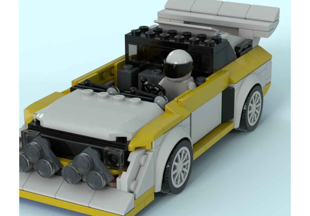 LEGO MOC PullBack Audi QS1 by Double_U_Bricks | Rebrickable - Build ...