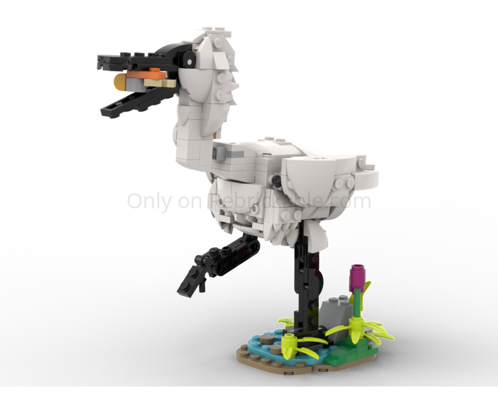 LEGO MOC 31165 Black-faced Spoonbill by zengogobrick | Rebrickable ...