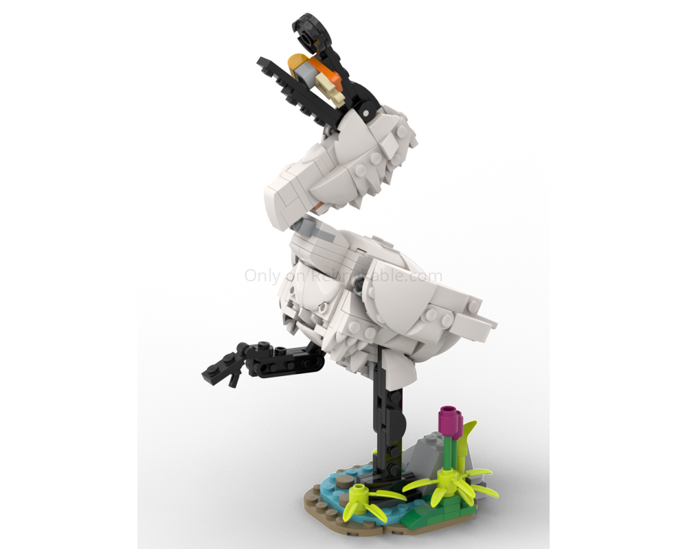 LEGO MOC 31165 Black-faced Spoonbill by zengogobrick | Rebrickable ...
