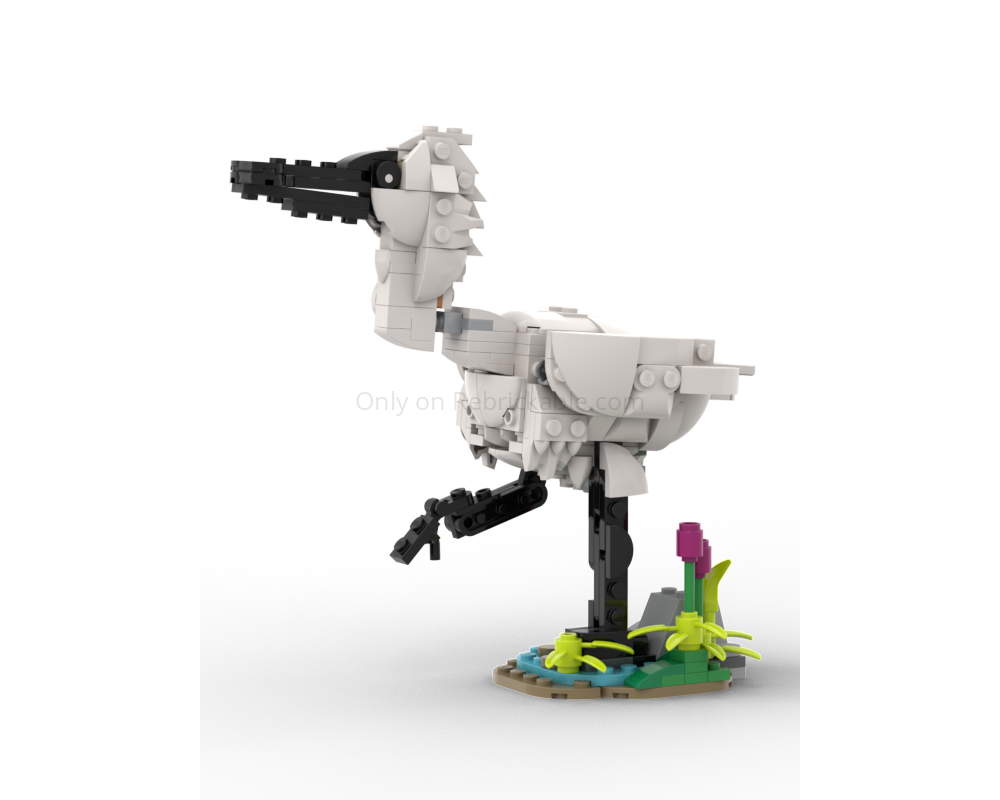 LEGO MOC 31165 Black-faced Spoonbill by zengogobrick | Rebrickable ...