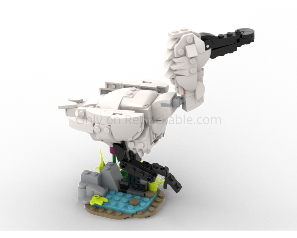 LEGO MOC 31165 Black-faced Spoonbill by zengogobrick | Rebrickable ...