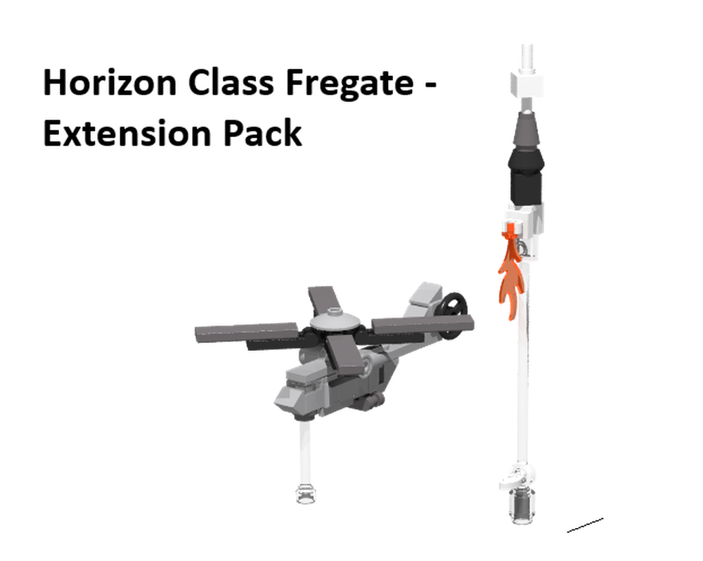 LEGO MOC Horizon Class Fregate Extension by glennlolo | Rebrickable ...