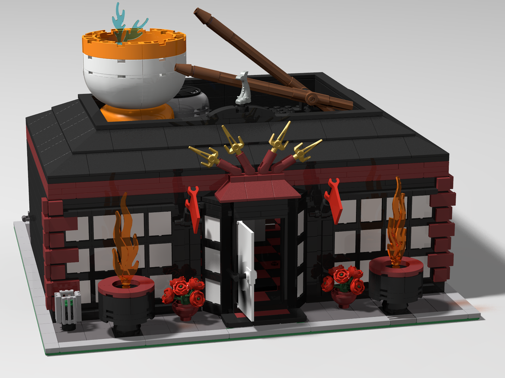 LEGO MOC Hibachi Restaurant by mrobison161 | Rebrickable - Build with LEGO
