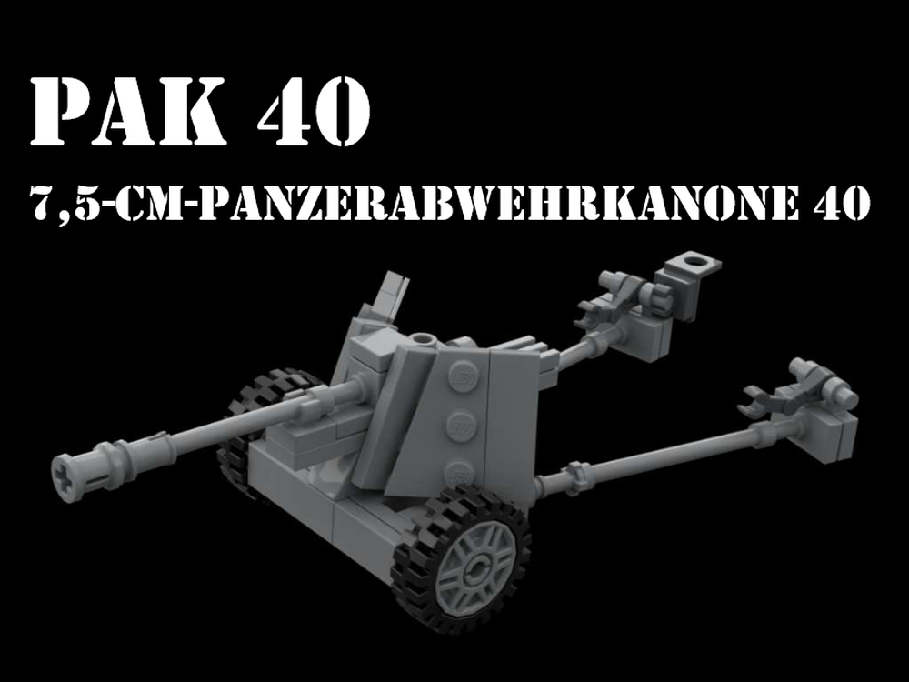 LEGO MOC PaK 40 (7,5-cm-Panzerabwehrkanone 40) by Cracker6022 ...