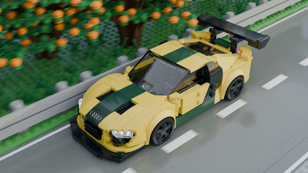 LEGO MOC Audi R8 Ultra by YourDailyBrick | Rebrickable - Build with LEGO