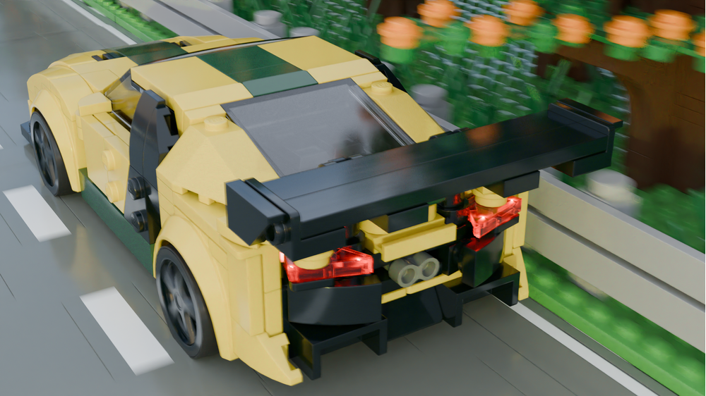 LEGO MOC Audi R8 Ultra by YourDailyBrick | Rebrickable - Build with LEGO