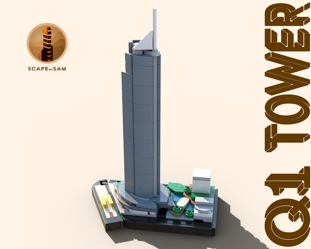 LEGO MOC Q1 Tower - An Architectural Piece by Scapebysam | Rebrickable ...