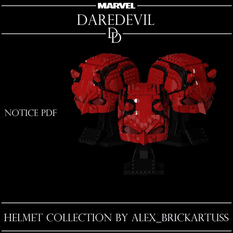 LEGO MOC-218372 Dare Devil Cowl (Helmet Series) by Alex_BricKartuss ...