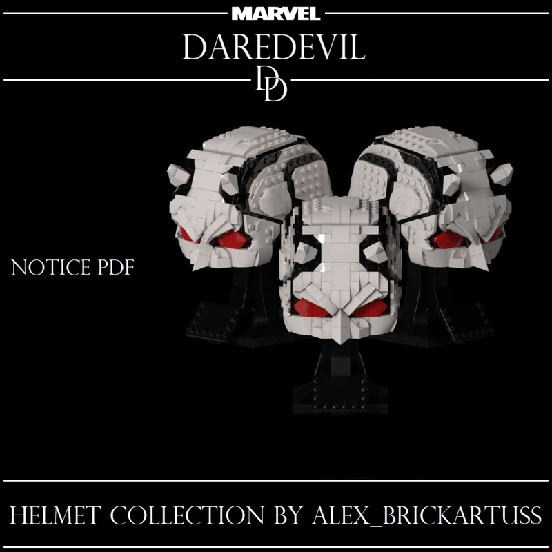 LEGO MOC-218372 Dare Devil Cowl (Helmet Series) by Alex_BricKartuss ...
