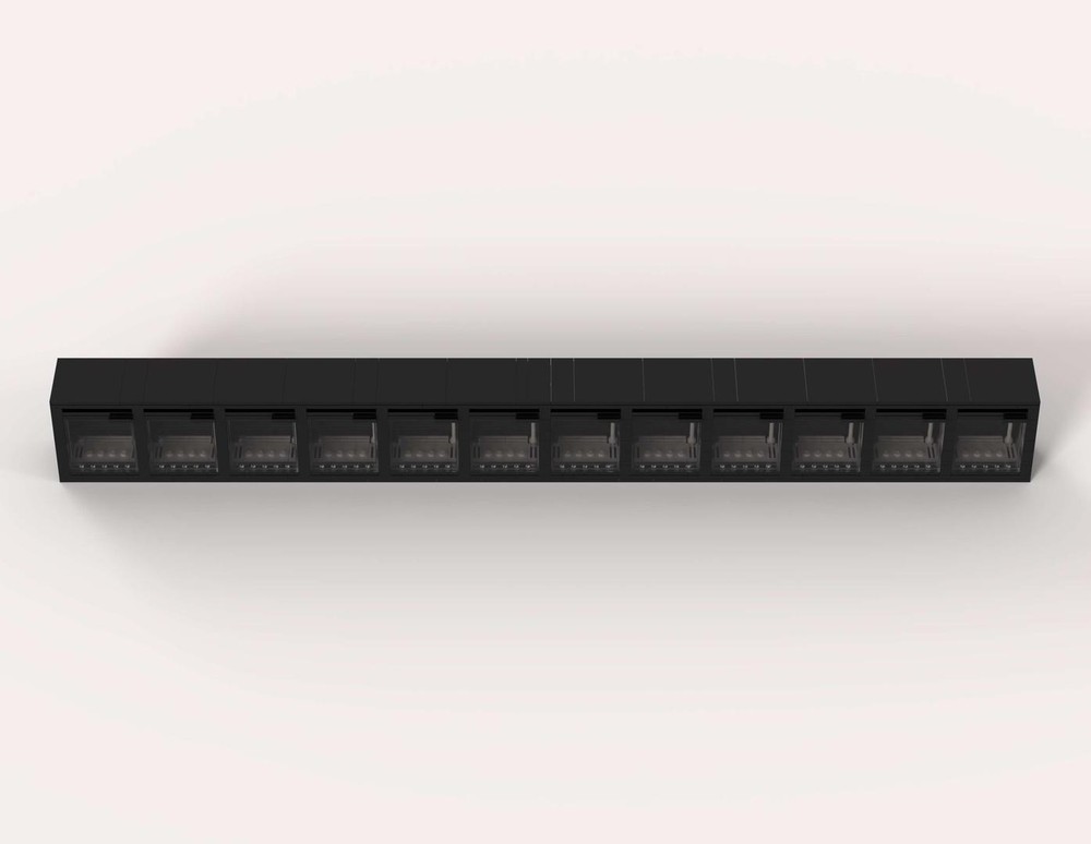 LEGO MOC Black 1x12 minifig modular display [Upper layer] by Irlandets ...