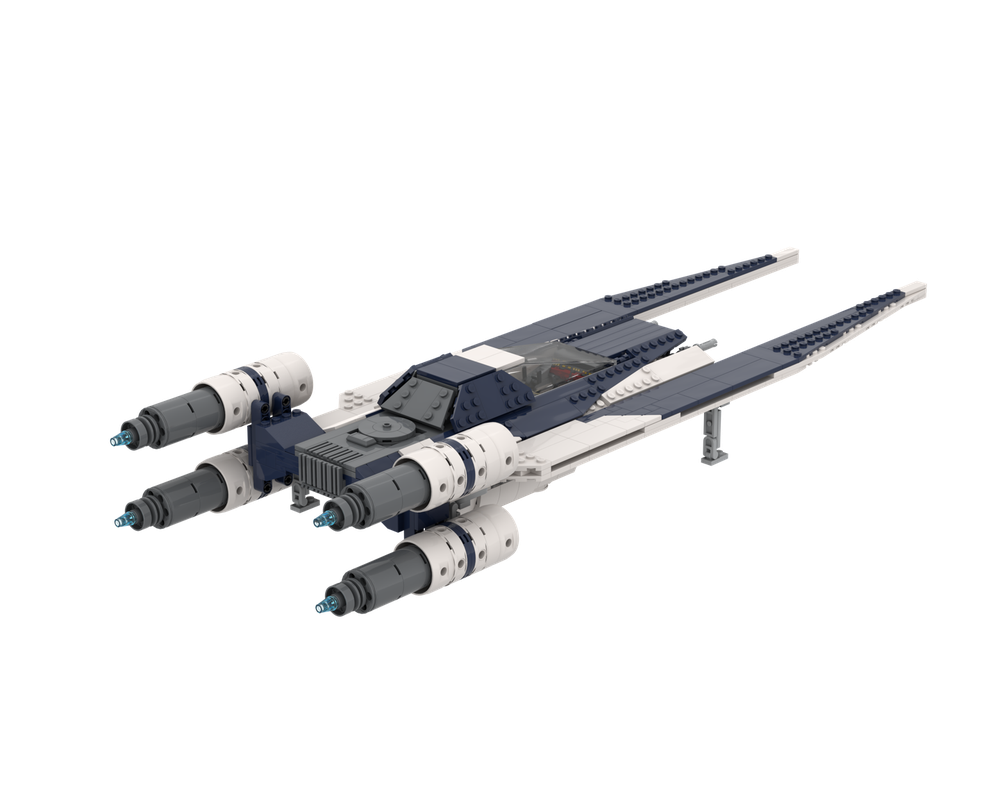 LEGO MOC UT-60D U Wing (Blue Squadron) by Shturmovik | Rebrickable ...