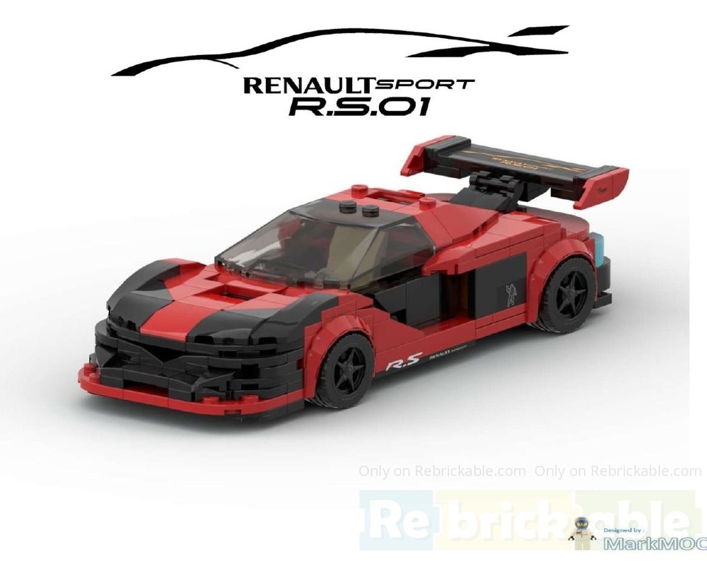 LEGO MOC RENAULT RS 01 Sport - RED & BLACK by MarkMOC71 | Rebrickable ...