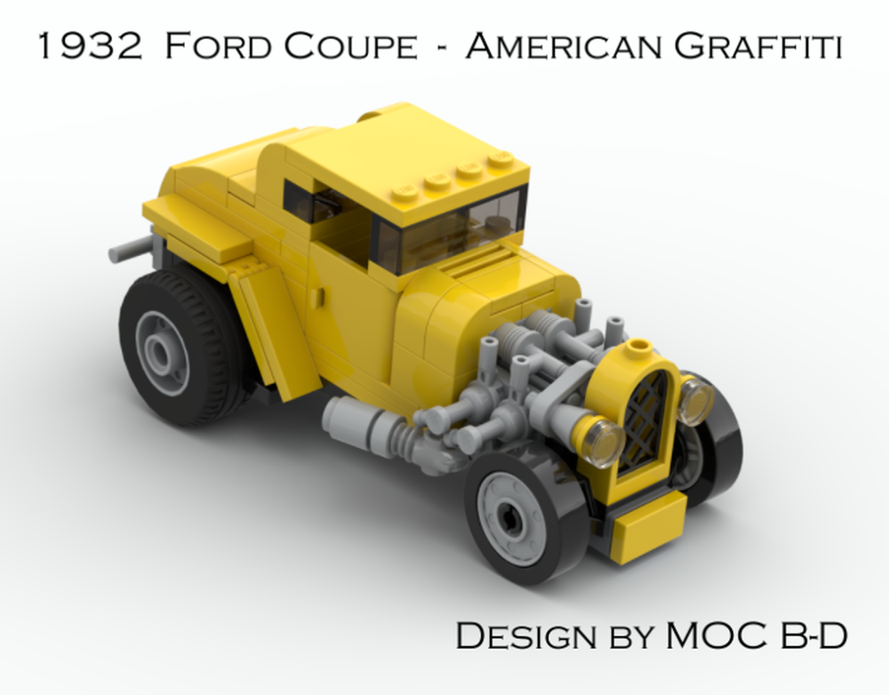 LEGO MOC 1932 Ford Coupe from American Graffiti by MOC B-D ...