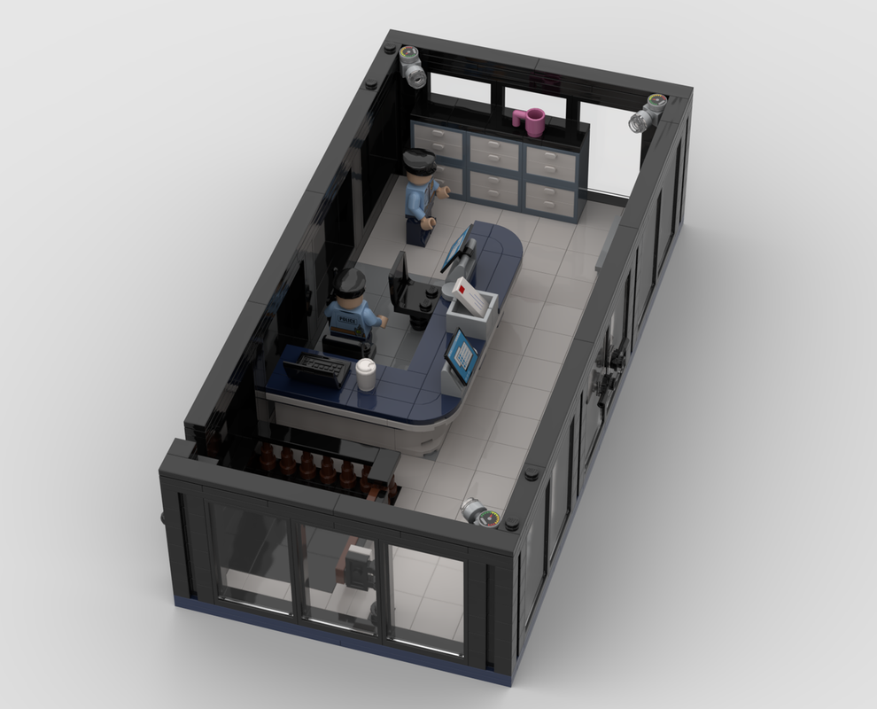 LEGO MOC Modular Office Building - Security Floor by mrobison161 ...